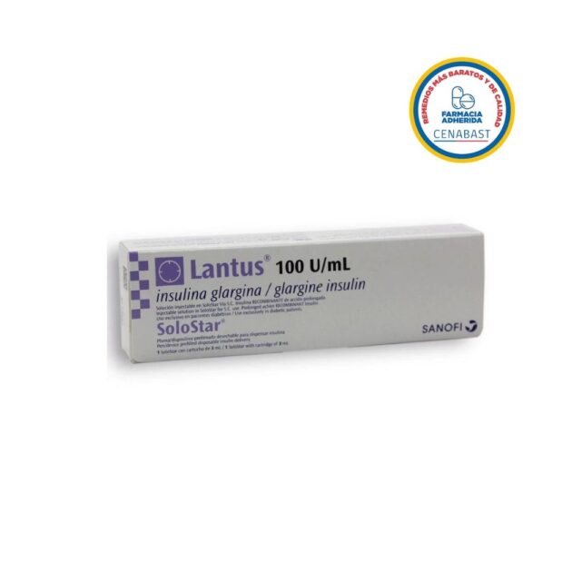 LANTUS 100 UI/ML SOL INY SC AMP 10 ML (INSULINA GLARGINA) CENABAST ...