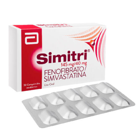 SIMITRI 145 /40 MG COMP REC X 30 (FENOFIBRATO/SIMVASTATINA) – Farmagran